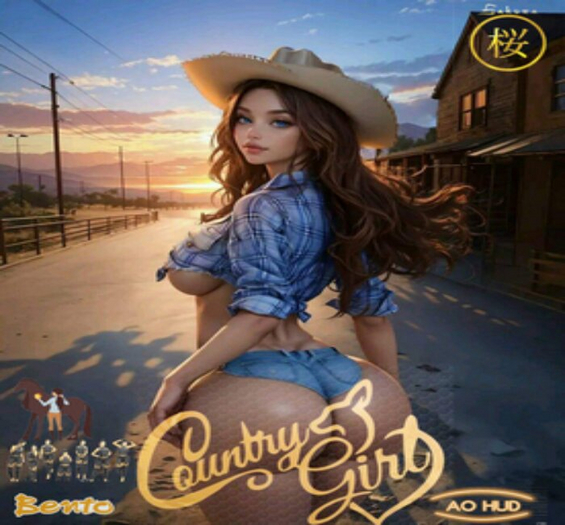 Second Life Marketplace Country Girl Ao Hud